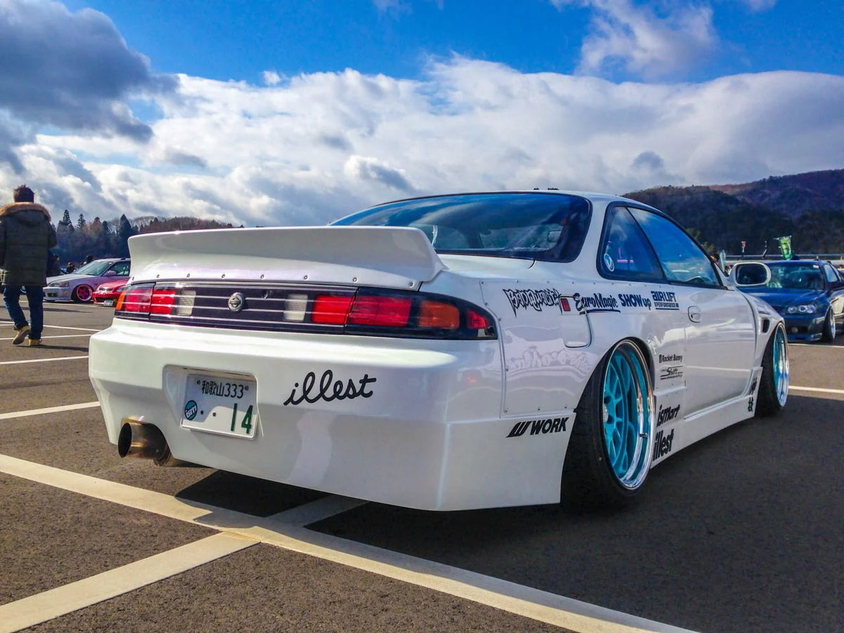 Rocket Bunny Style Rear Fenders - Nissan Silvia S14 (+30mm) — Thrash ...