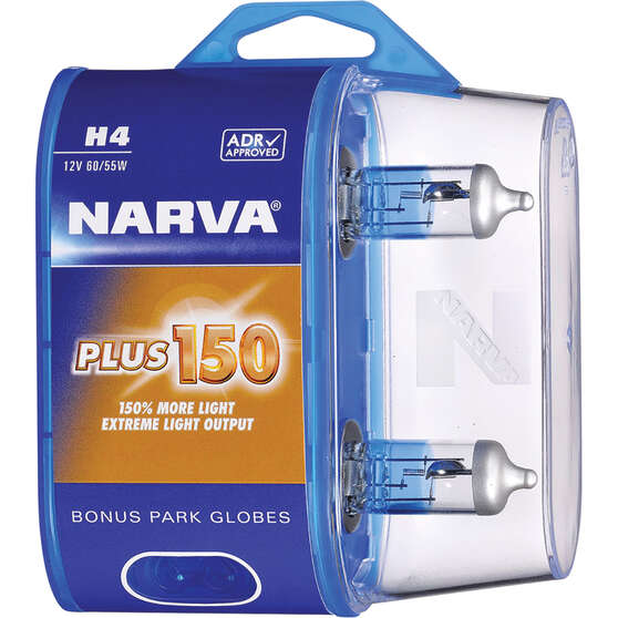 Narva H4 Plus 150 Headlight Bulbs — Thrash Garage NZ
