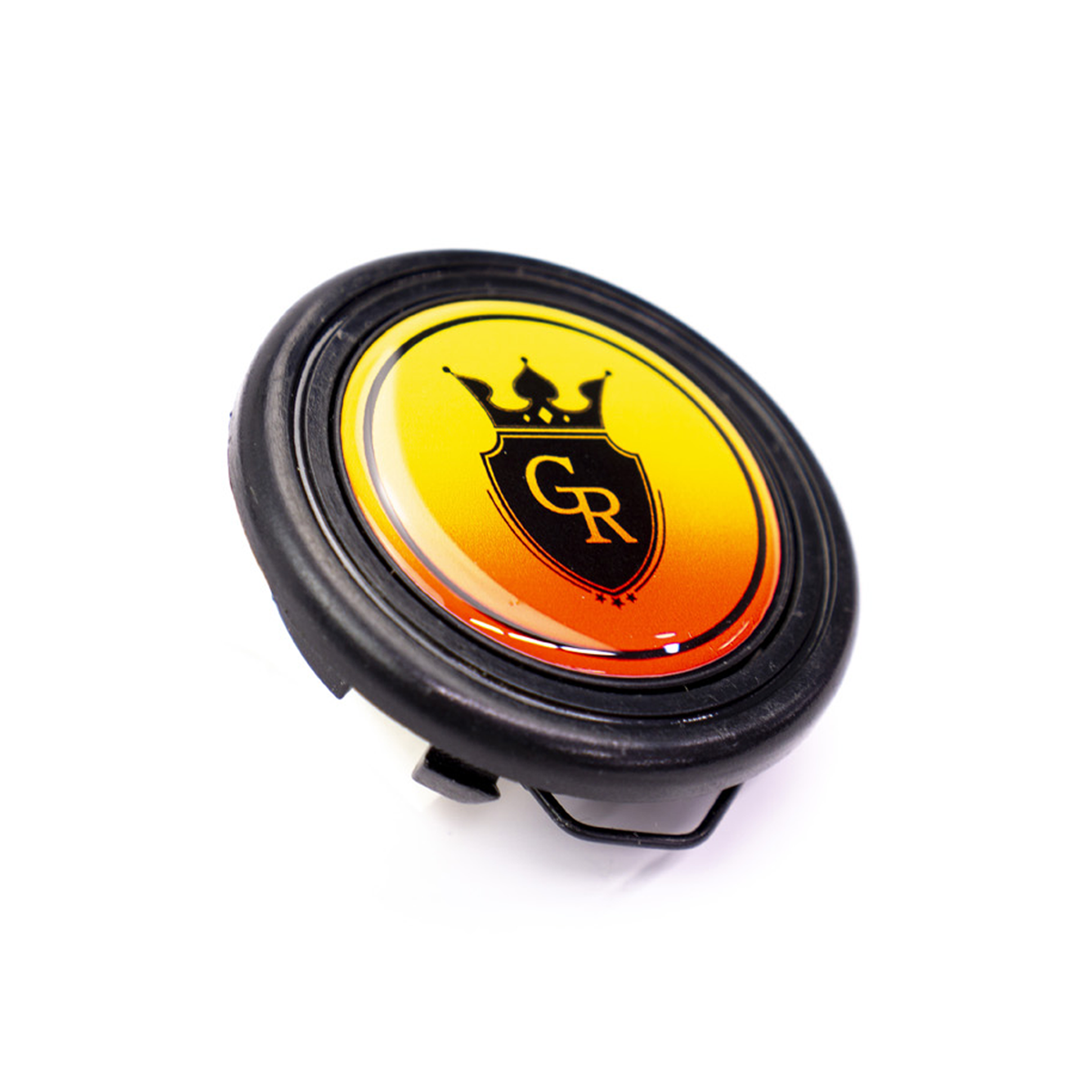 Grip Royal Fade Crest Horn Button — Thrash Garage NZ