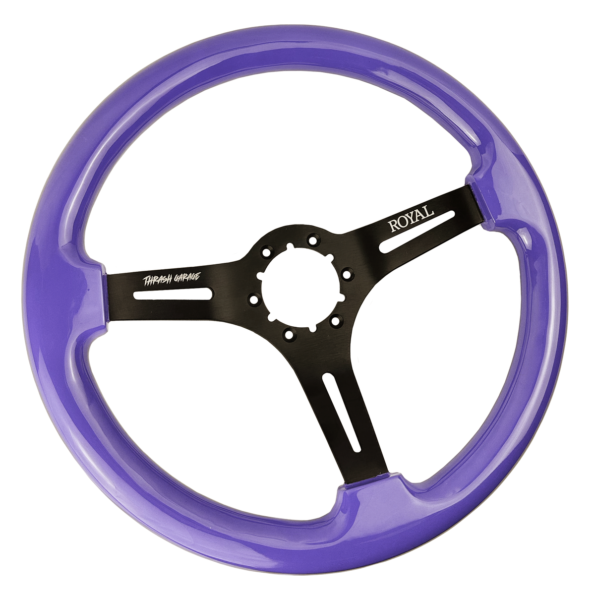 Barney Purple Steering Wheel 350mm | Grip Royal — Thrash Garage NZ