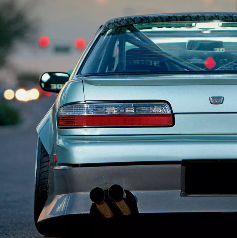 Nissan Silvia S13 Clear & Red LED Tail Lights — Thrash Garage NZ