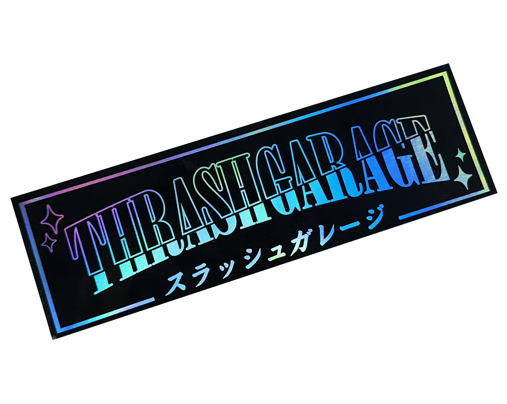 Anniversary Edition Holo Slap Decal — Thrash Garage NZ
