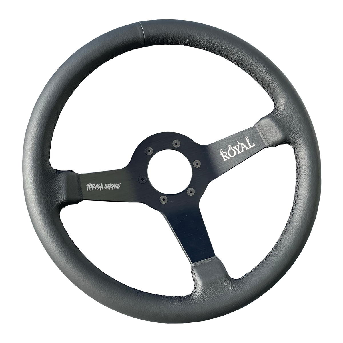 Leather Steering Wheel 350mm | Grip Royal — Thrash Garage NZ