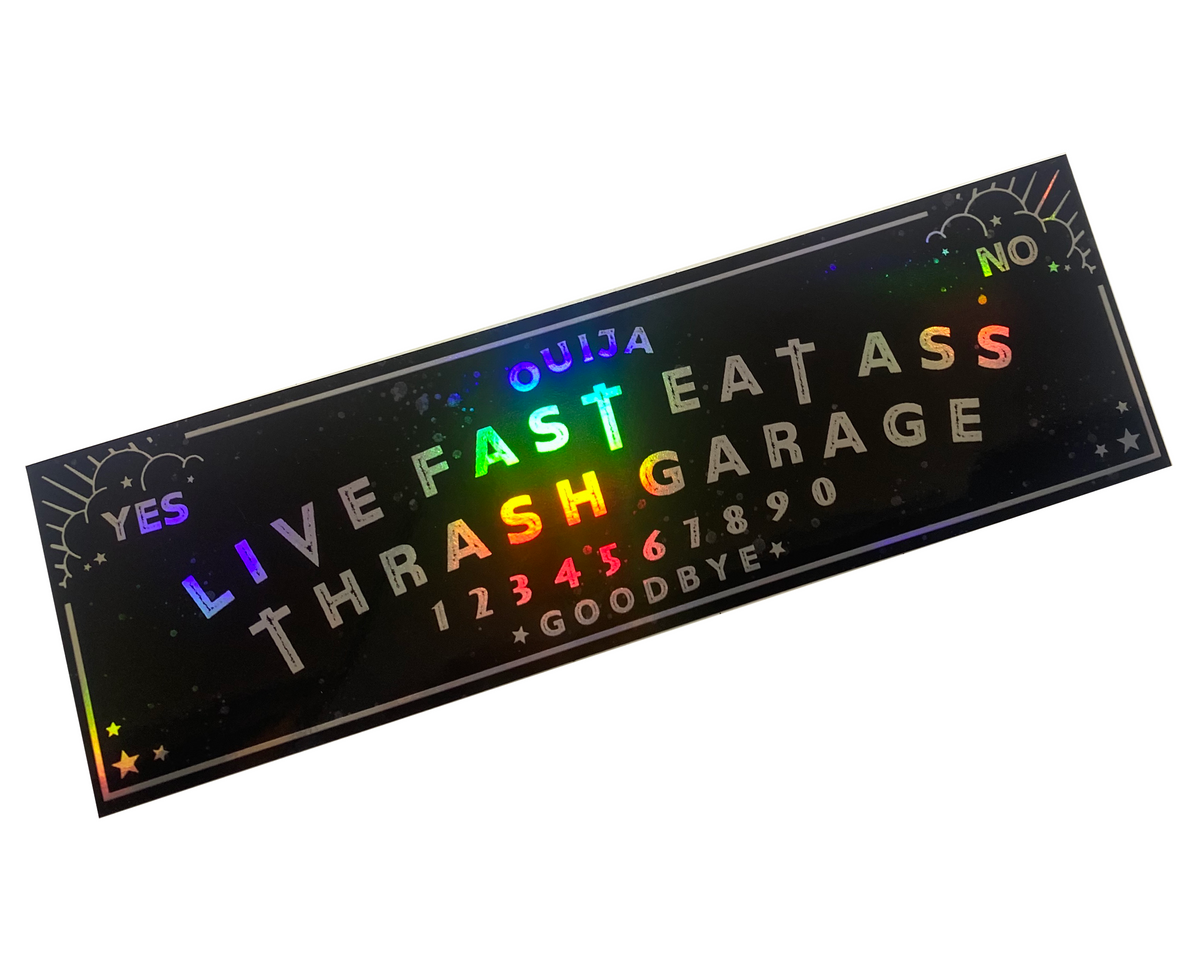Live Fast Slap Decal — Thrash Garage NZ