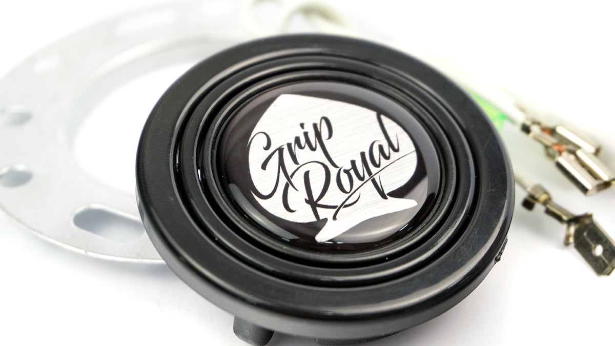 Grip Royal Spade Silver Horn Button — Thrash Garage NZ
