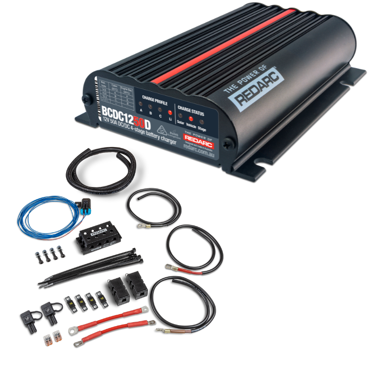 Redarc DC DC BAttery Charger 12V 50A - BCDC1250D — Thrash Garage NZ
